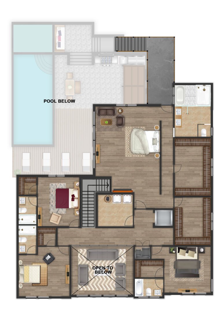 2D Floor Plan Layouts Dream Homes in Davao City, Philippines