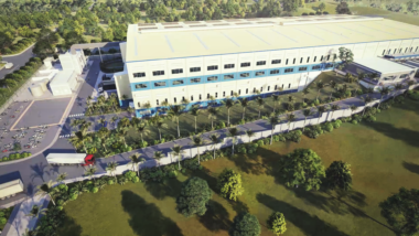 3D Architectural Visualizations of ware house exterior design