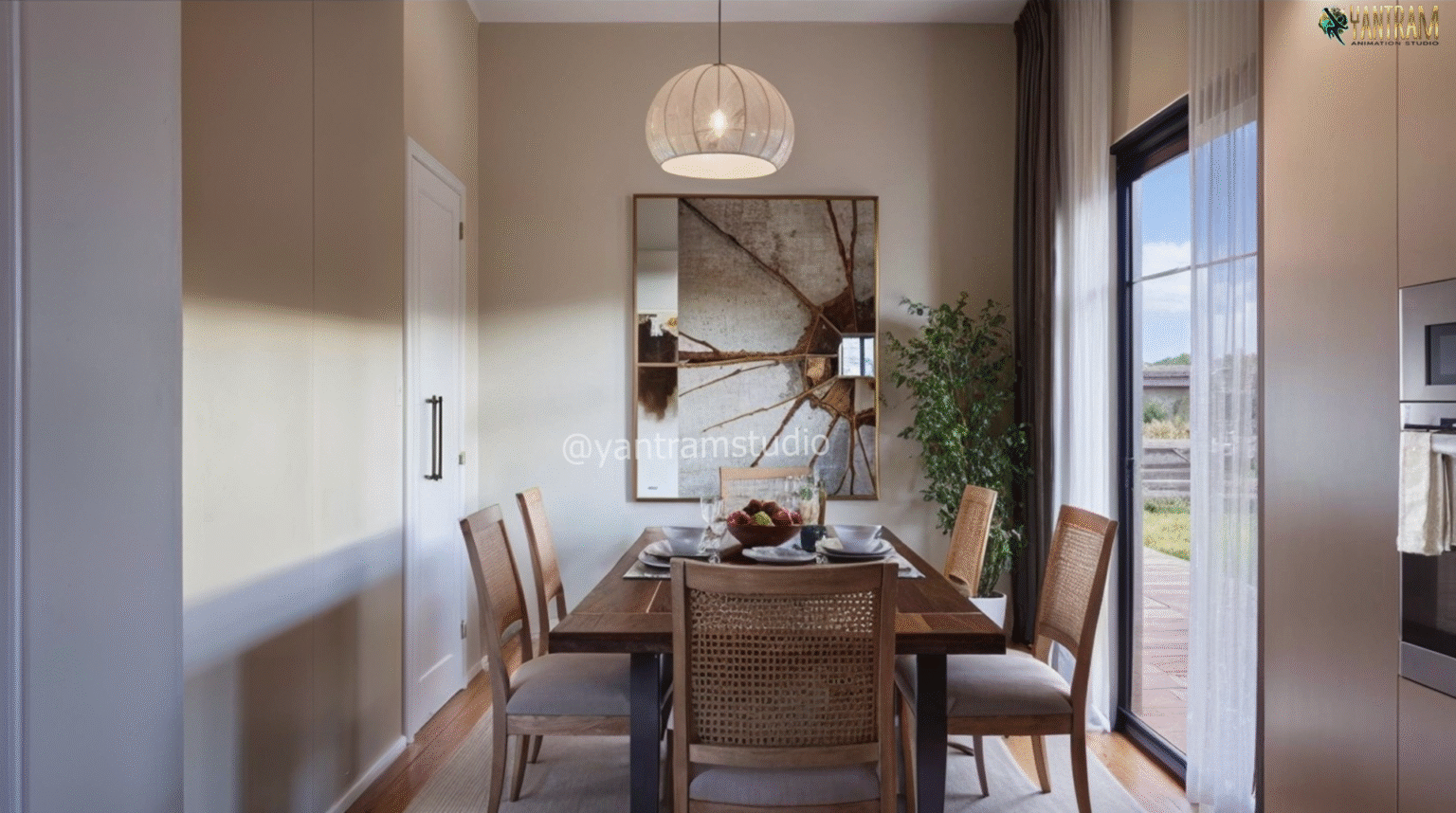 3D Interior Walkthrough Visualization of home design in Houston